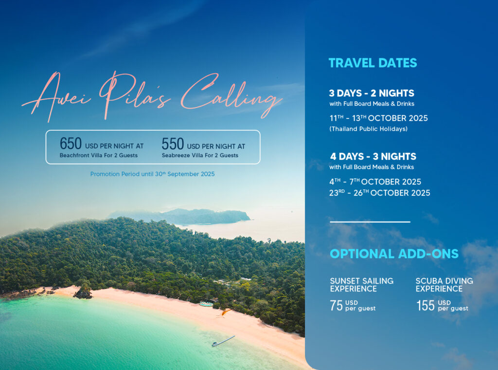 Awei Pila | Private Island Resort | Mergui Archipelago